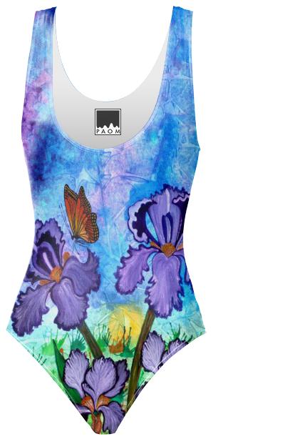 Iris at Sunrise Ladies Swimsuit – PAOM