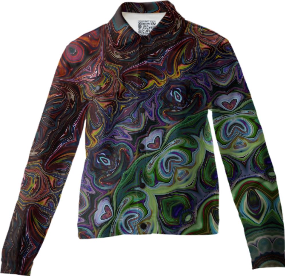 psychedelic coat